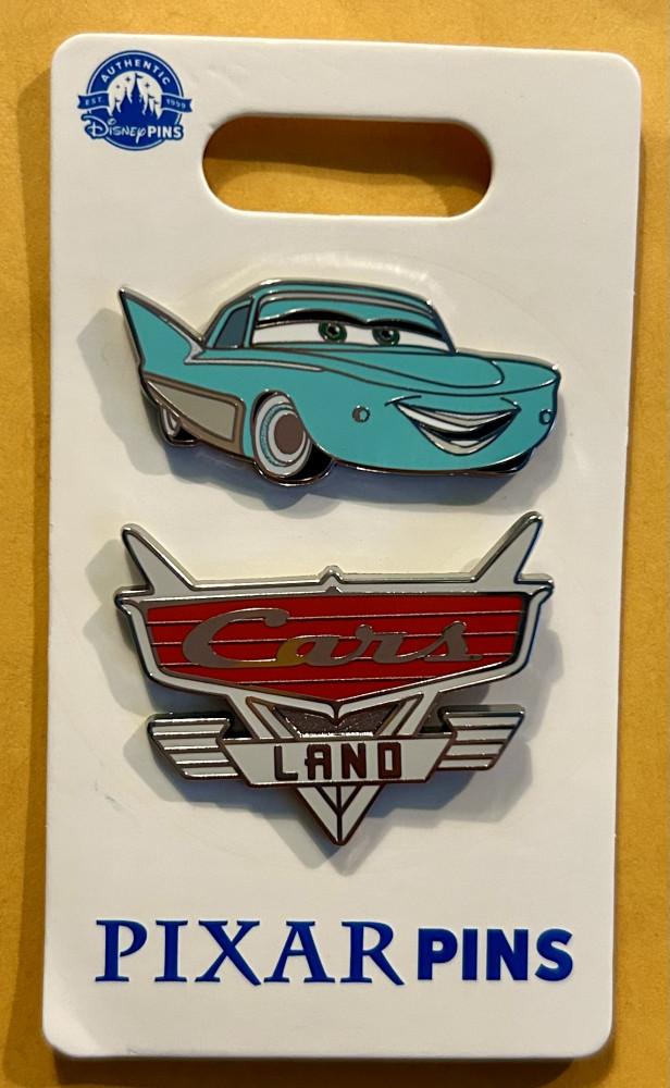Cars Land - Flo & Cars Land Logo | PIN 77463