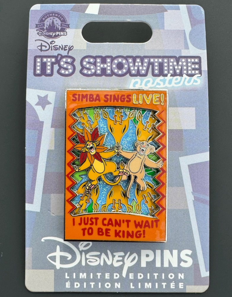 It’s Showtime Poster Series - The Lion King - Simba Sings Live! I Just ...