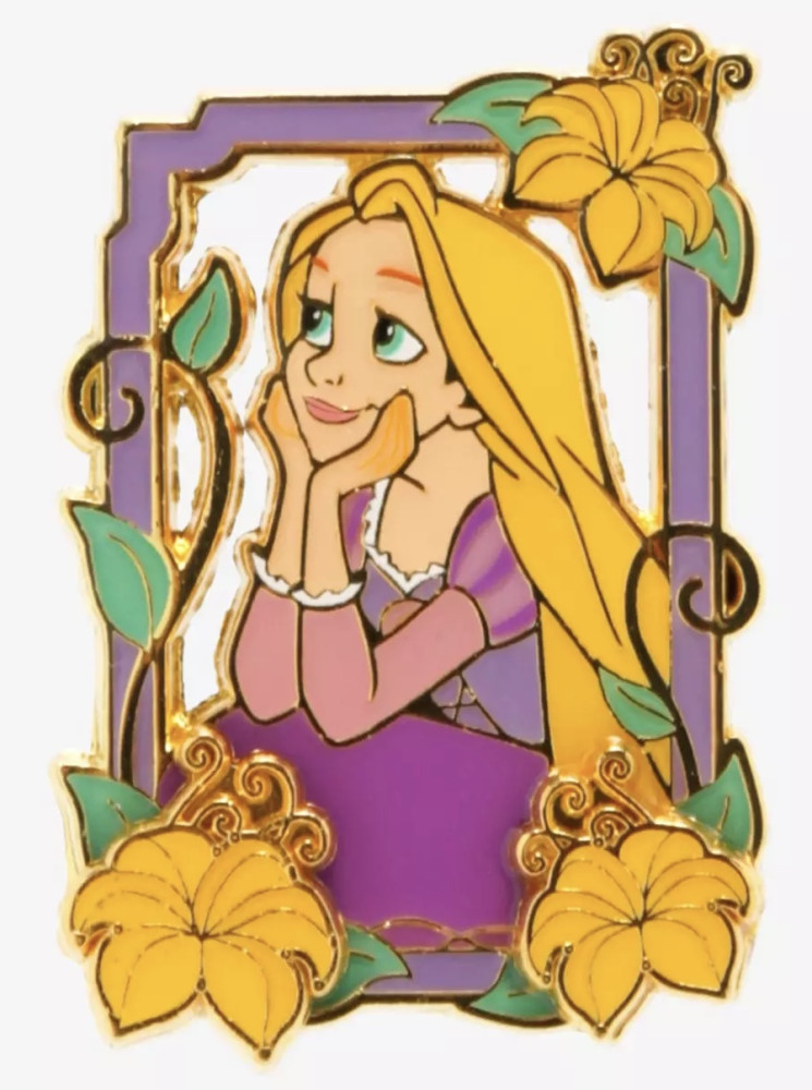 BoxLunch - Princess Floral Frames - Rapunzel Golden Flower | PIN 78036