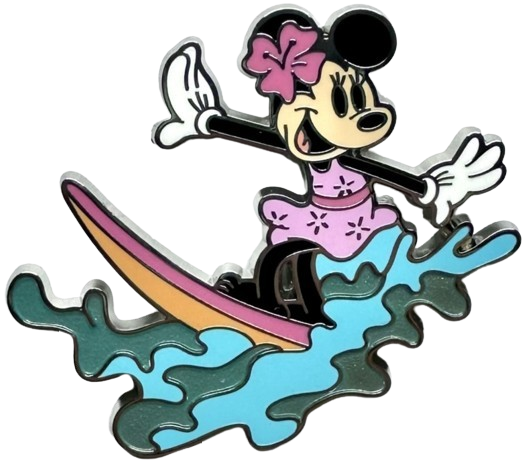 Aulani Resort & Spa - Mickey & Minnie Surfing Set - Minnie Mouse on ...