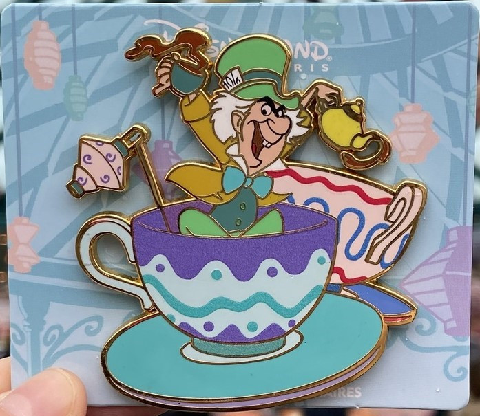 Wonderland Characters in Tea Cups - The Mad Hatter | PIN 78312