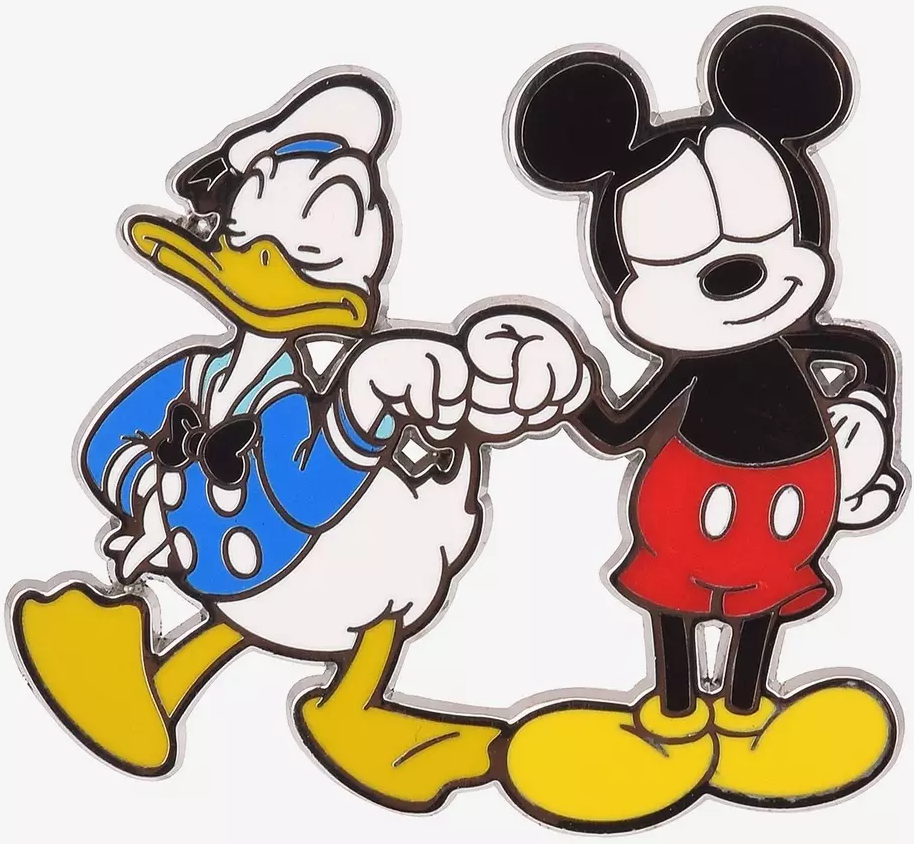 BoxLunch - Disney - Fist Bump / Donald Duck and Mickey Mouse | PIN 78449