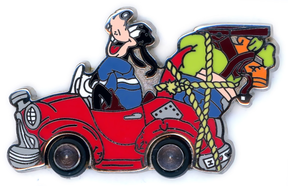 Mulholland Drive - Goofy in a Beat Up Red Car | PIN 78725