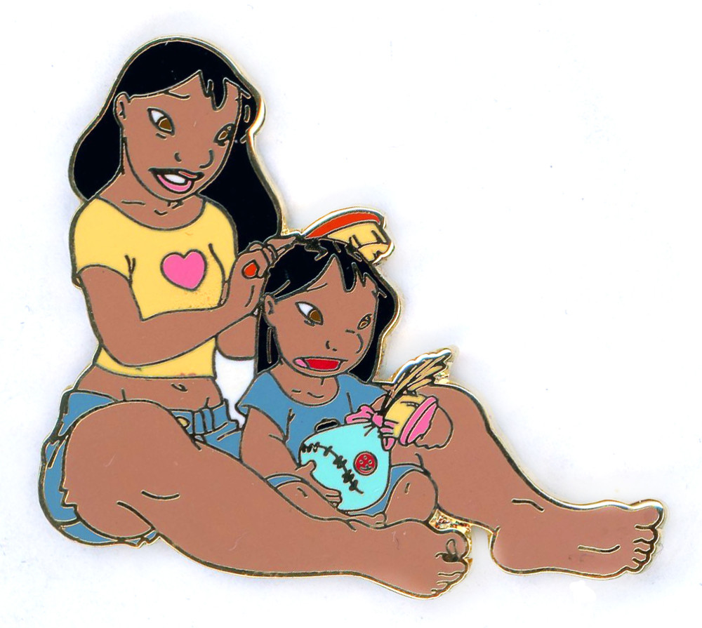Lilo & Stitch - Nani Brushing Lilo's Hair | PIN 78782
