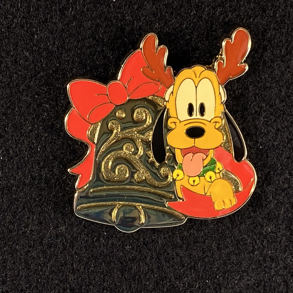 Tokyo DisneySea Abu's Bazaar Game Prizes - Gold Bell - Pluto | PIN 78998
