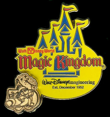 WDI 50th Anniversary - Magic Kingdom Gold Logo | PIN 79360