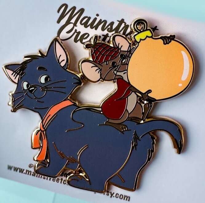 Fantasy Pin Series: MainStreetCreativity - The Aristocats - Berlioz and Roquefort | PIN 79582