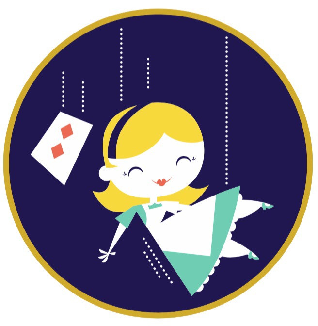 Acme HotArt Alice in Wonderland - Dave Perillo - Alice Falling | PIN 79938