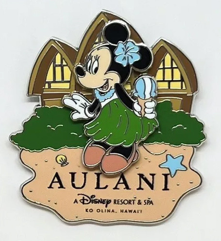 Aulani Resort & Spa - Minnie Hula Dancing with Shave Ice | PIN 79943