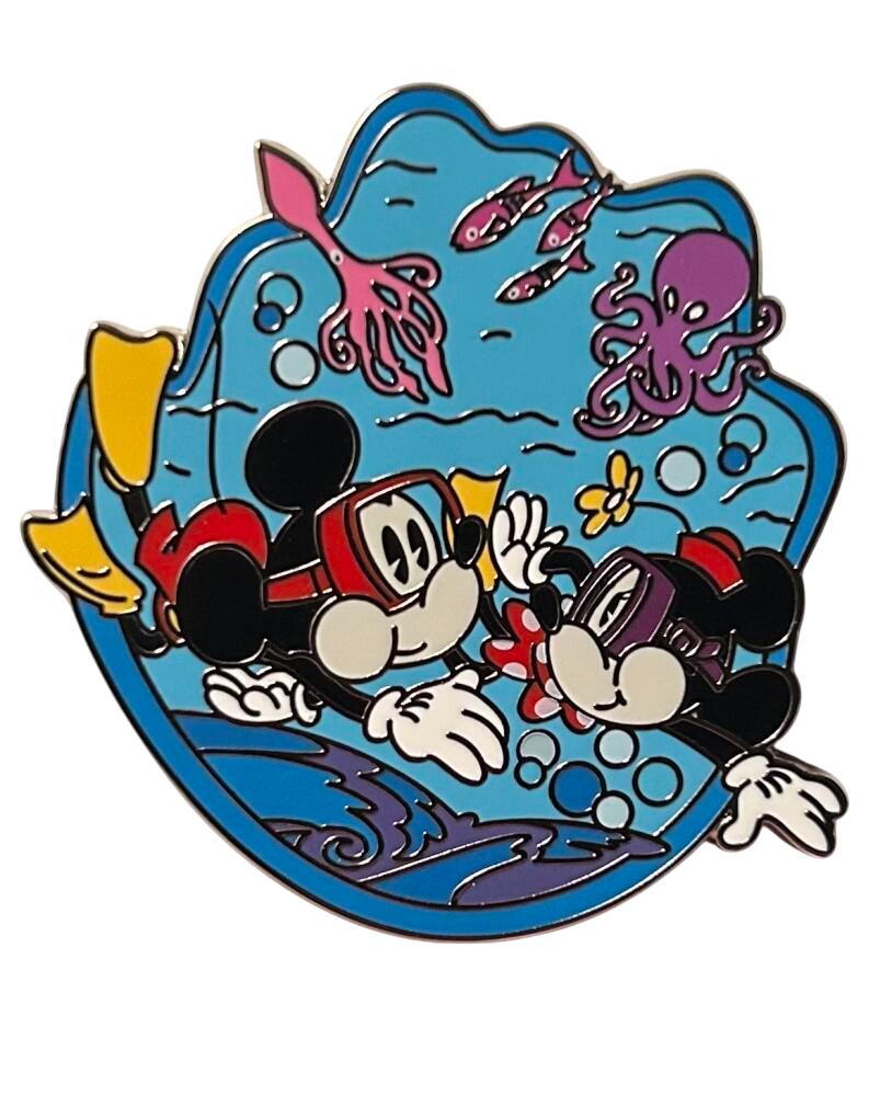 Mickey & Minnie's Runaway Railway - Scuba Diving Mickey and Minnie ...