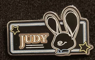 Hong Kong Disneyland Neon Name Sign Game Pin - Judy Hopps | PIN 80595