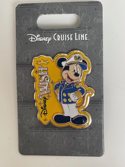 Disney Wish Cruise Ship - Captain Mickey Blue | PIN 80609