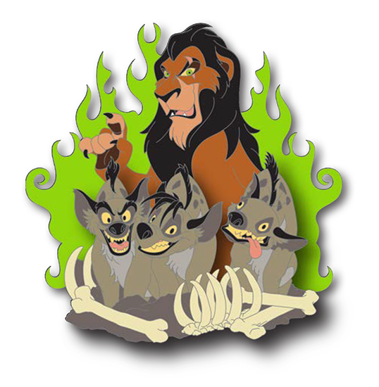 Disney After Dark Pin Event 2024: Villain Clusters - Scar and Hyenas Mini Jumbo | PIN 80966
