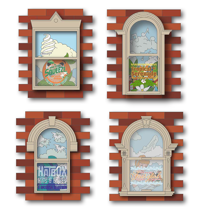 Disney After Dark Pin Event 2024 - Wondrous Windows: Inspired Windows on Main Street U.S.A ...