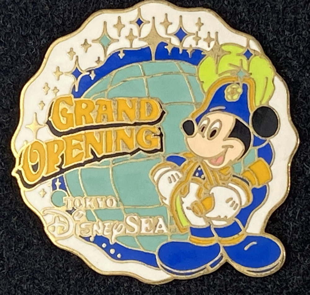 Tokyo DisneySEA Grand Opening - Round Scalloped Edge with Globe ...