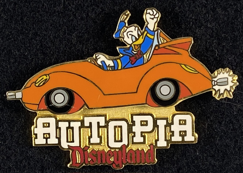 Autopia Re-Opening - Donald in Orange Car | PIN 81464