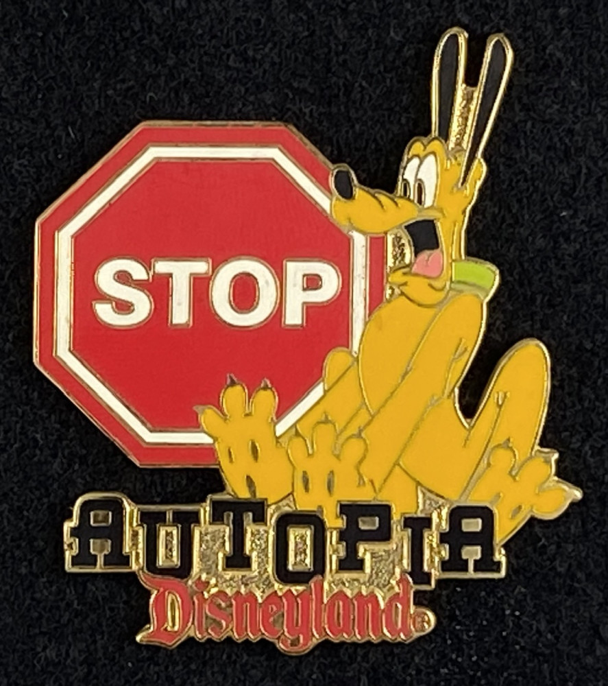 Autopia Road Signs Collection - Stop - Pluto | PIN 81990