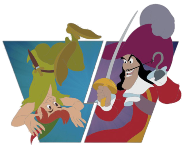 D23 Expo 2024: Disney Heroes vs Villains Collection - Peter Pan vs Captain Hook Set - Full Set ...