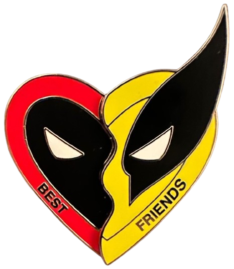 Deadpool & Wolverine - Best Friends Pivot Heart | PIN 83193