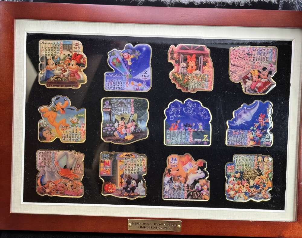 Disney Characters Calendar 2003 - Full set | PIN 83432
