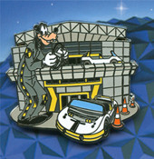 Characters at Epcot Booster Pack - Goofy at Test Track | PIN 83654