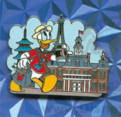 Characters at Epcot Booster Pack - Donald in the World Showcase | PIN 83655