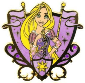 Princess Jeweled Crest Collection - Rapunzel | PIN 848