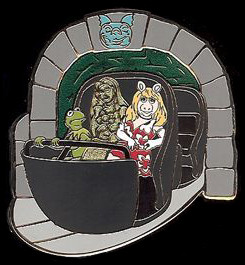 Muppets Haunted in Mansion Doom Buggies - Kermit and Miss Piggy | PIN 85487