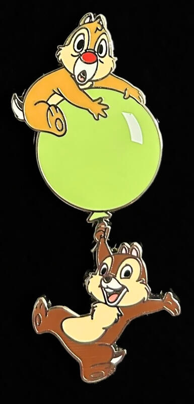 Characters with Balloon - Chip and Dale | PIN 86207