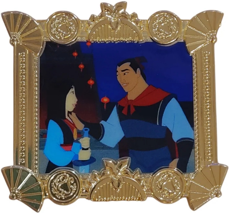 GoPinPro Neon Tuesday - Picture Perfect Frame - Mulan and Shang | PIN 86486