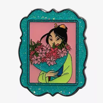 Hot Topic - Princess Bouquet Glitter Frame - Mulan | PIN 86521