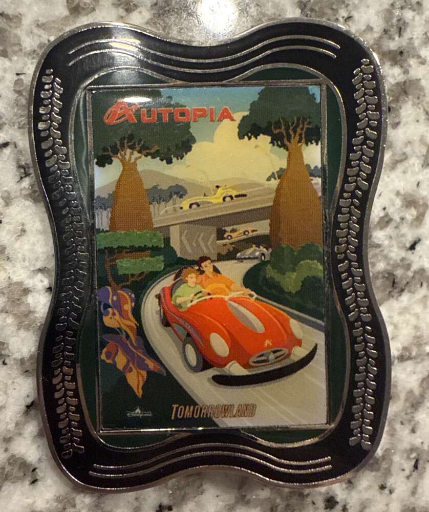 Tomorrowland - Hong Kong Disneyland Autopia Poster | PIN 87230