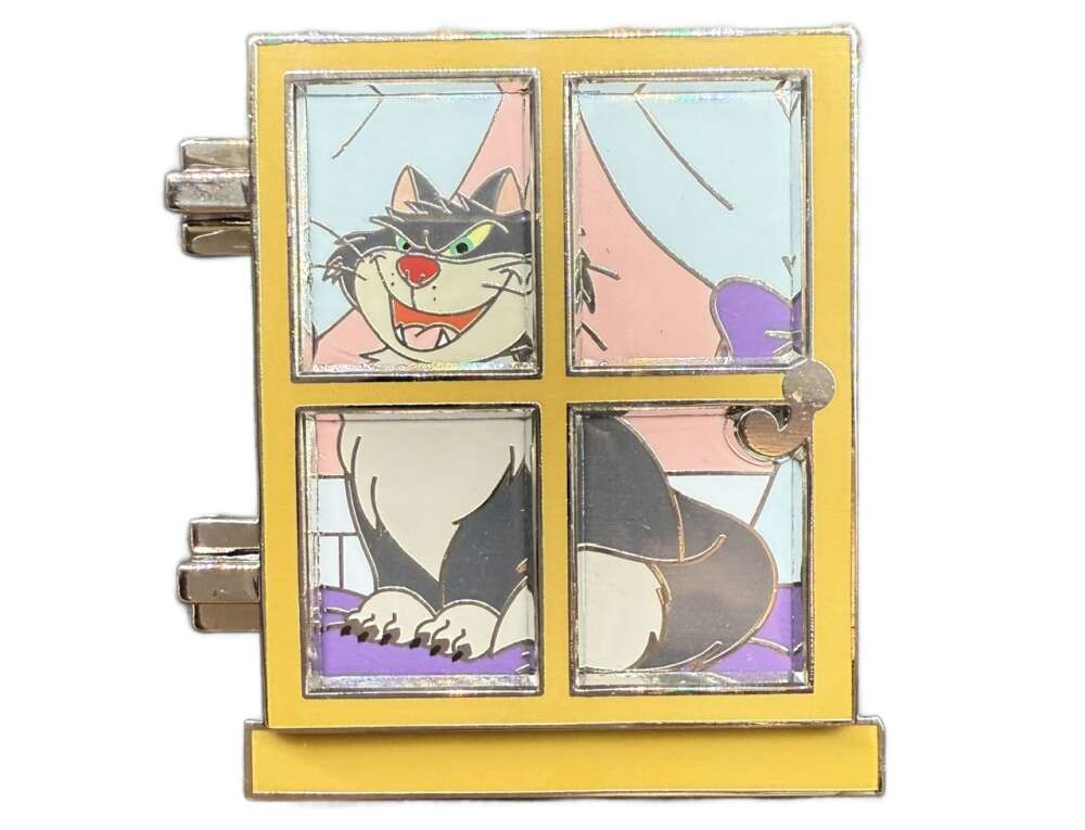 Disney Pins Blog (DPB) Exclusives: Disney Cats Window Series - Lucifer ...