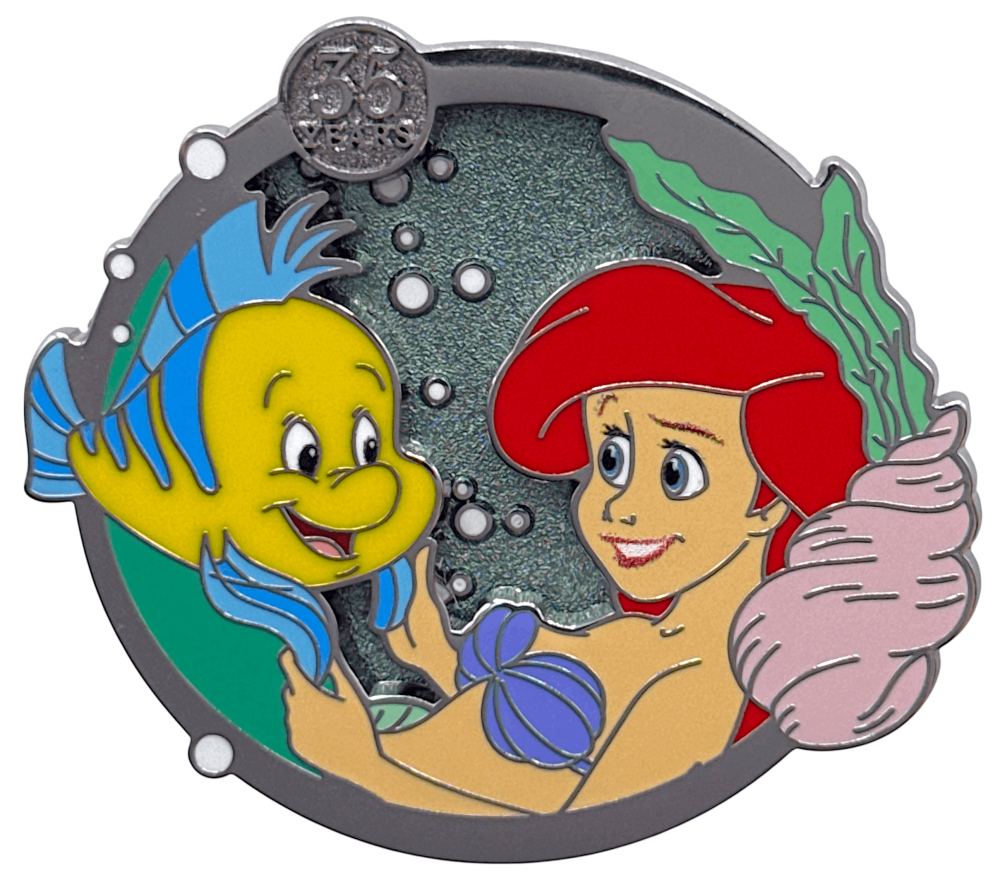 The Little Mermaid 35th Anniversary - Ariel & Flounder | PIN 88096
