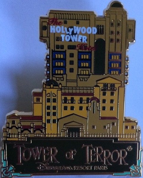 Tower of Terror - Hollywood Tower Hotel and Logo | PIN 139
