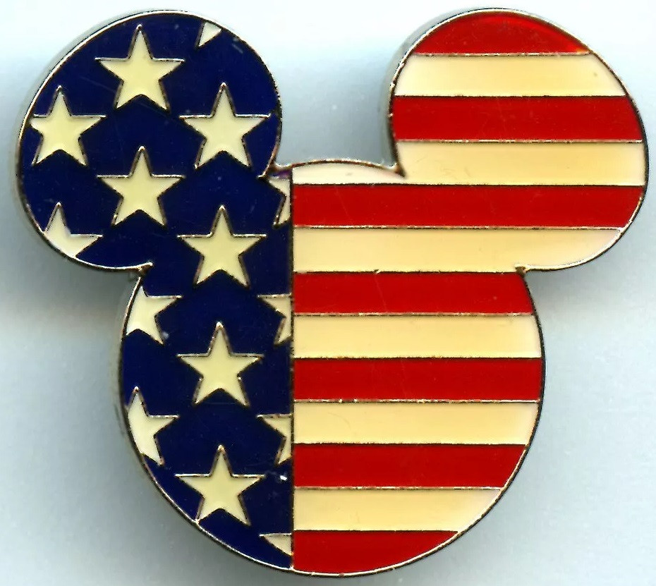 Patriotic Mickey - DVC - Mickey Head Icon - USA Flag - Day of ...