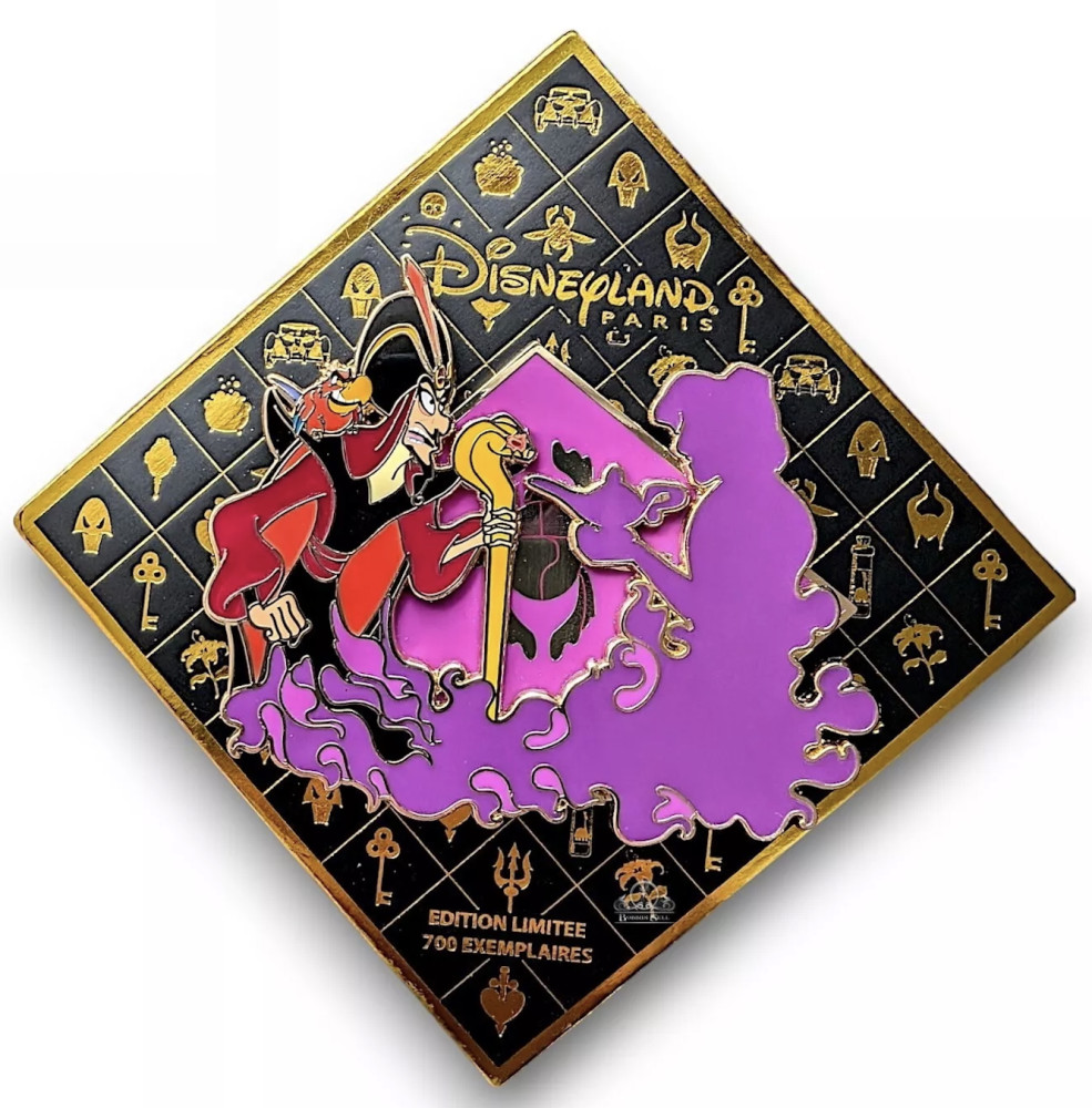Villain with Hero Silhouette - Jafar and Aladdin | PIN 88647