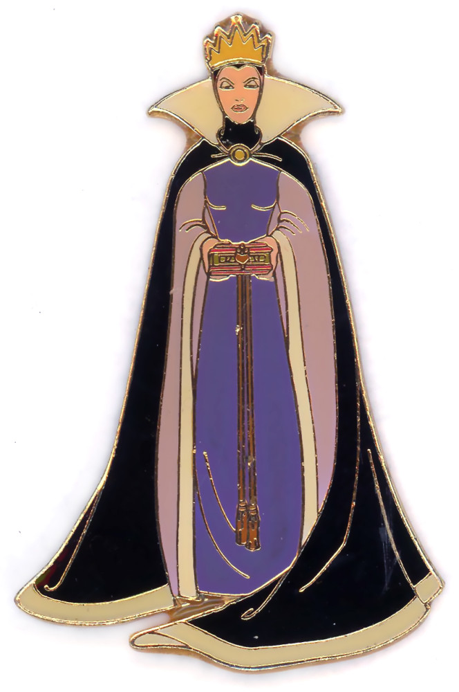 Evil Queen Model Sheet Framed Set - The Evil Queen Hodling the Heart Box | PIN 89306