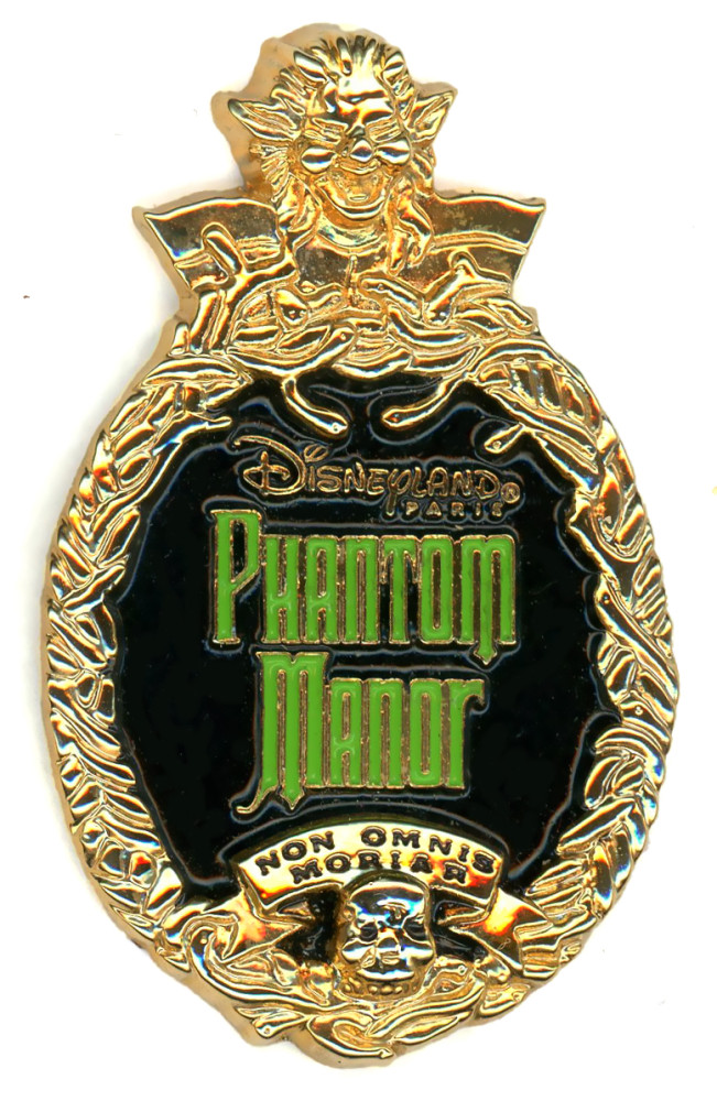 Phantom Manor - Plaque with Disneyland Paris Logo | PIN 90265