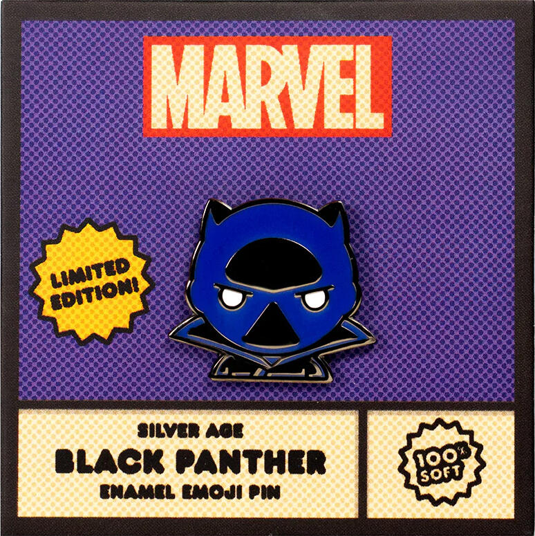 Marvel Comics x 100% Soft - Silver Age Black Panther | PIN 90488