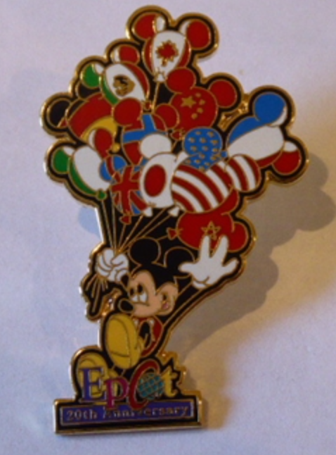 Epcot 20 Years of Discovery - Mickey and World Showcase Balloons | PIN ...