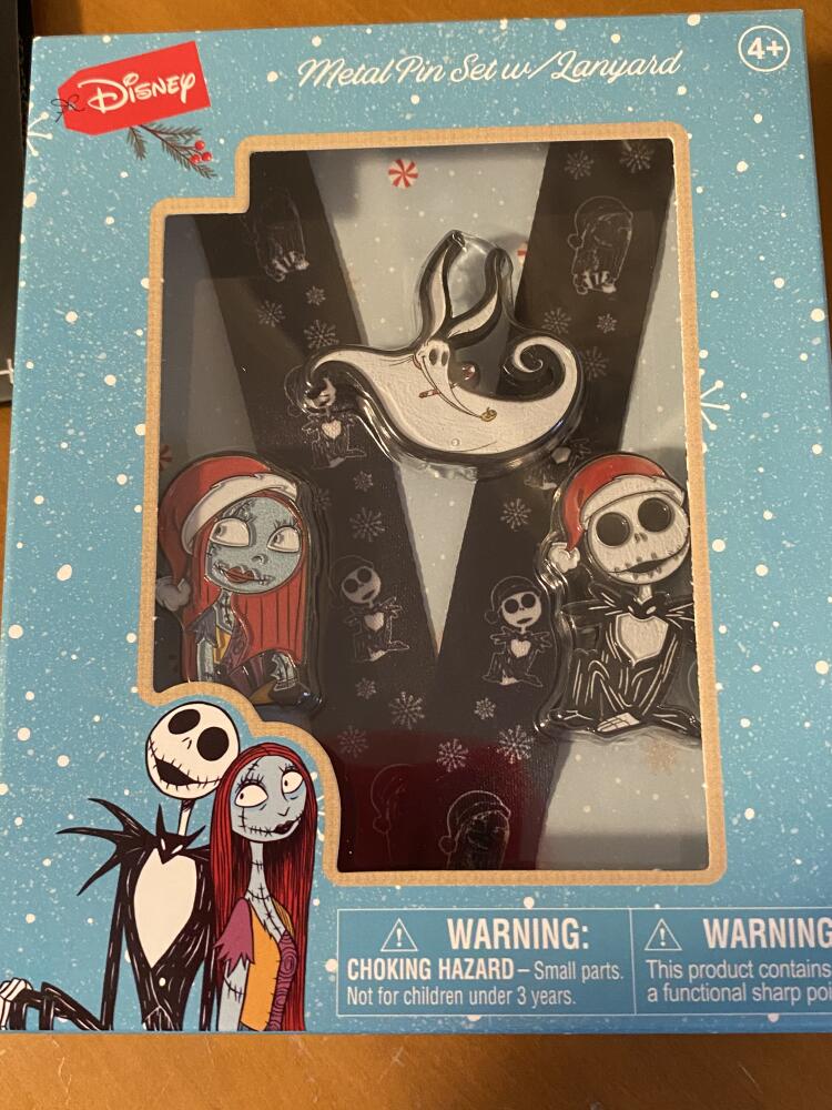 Walgreens Nightmare Before Christmas Pin Set - Sally Jack and Zero ...