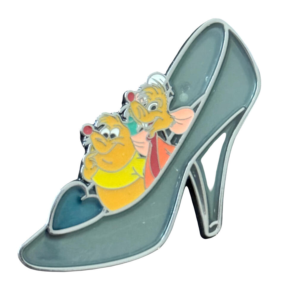 Hot Topic - Disney - Cinderella's glass slipper with Jaq and Gus ...