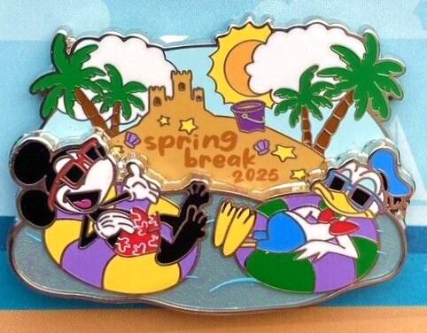 Spring Break - 2025 - Paul Rudish Mickey and Donald Floating on Inner ...