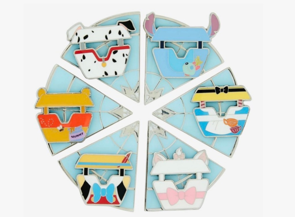 BoxLunch Exclusive - Disney Characters Ferris Wheel Pin Set - Complete ...