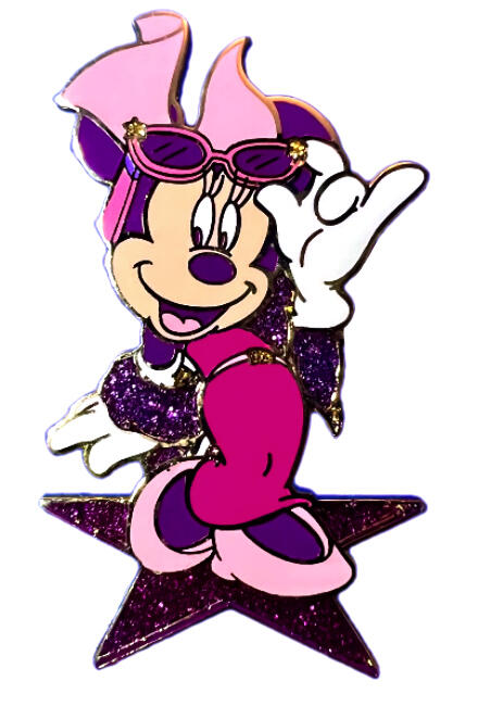 Glamour Minnie - Standing on a Pink Star | PIN 93037