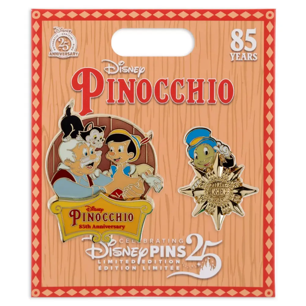 Pinocchio 85th Anniversary - Pinocchio 85th Anniversary Pin Set | PIN 93041
