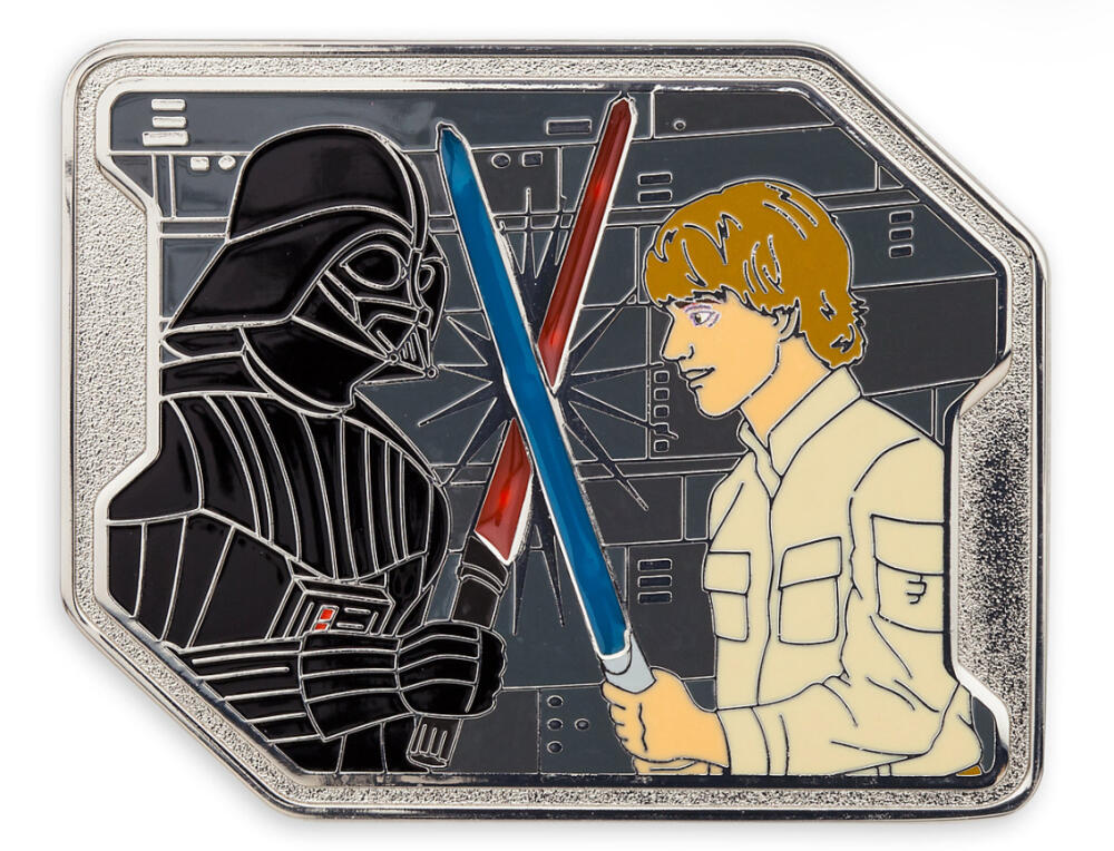 Star Wars - Light Up Battles - Darth Vadar and Luke Skywalker Lightsaber Battle | PIN 93187