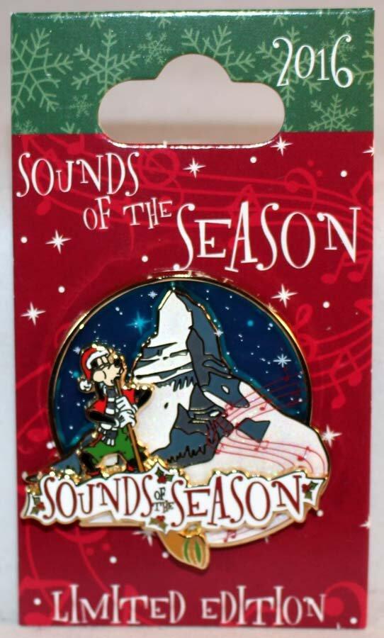Sounds of the Season - Goofy playing a horn on Matterhorn | PIN 93717