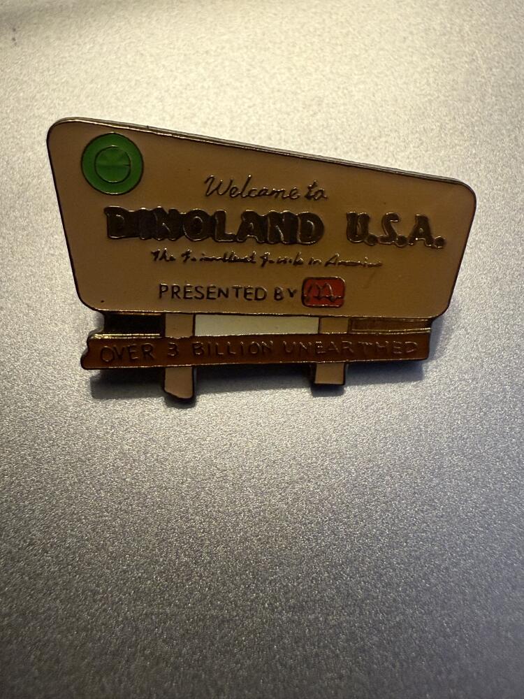 McDonald’s - Dinoland USA Welcome Sign | PIN 94439